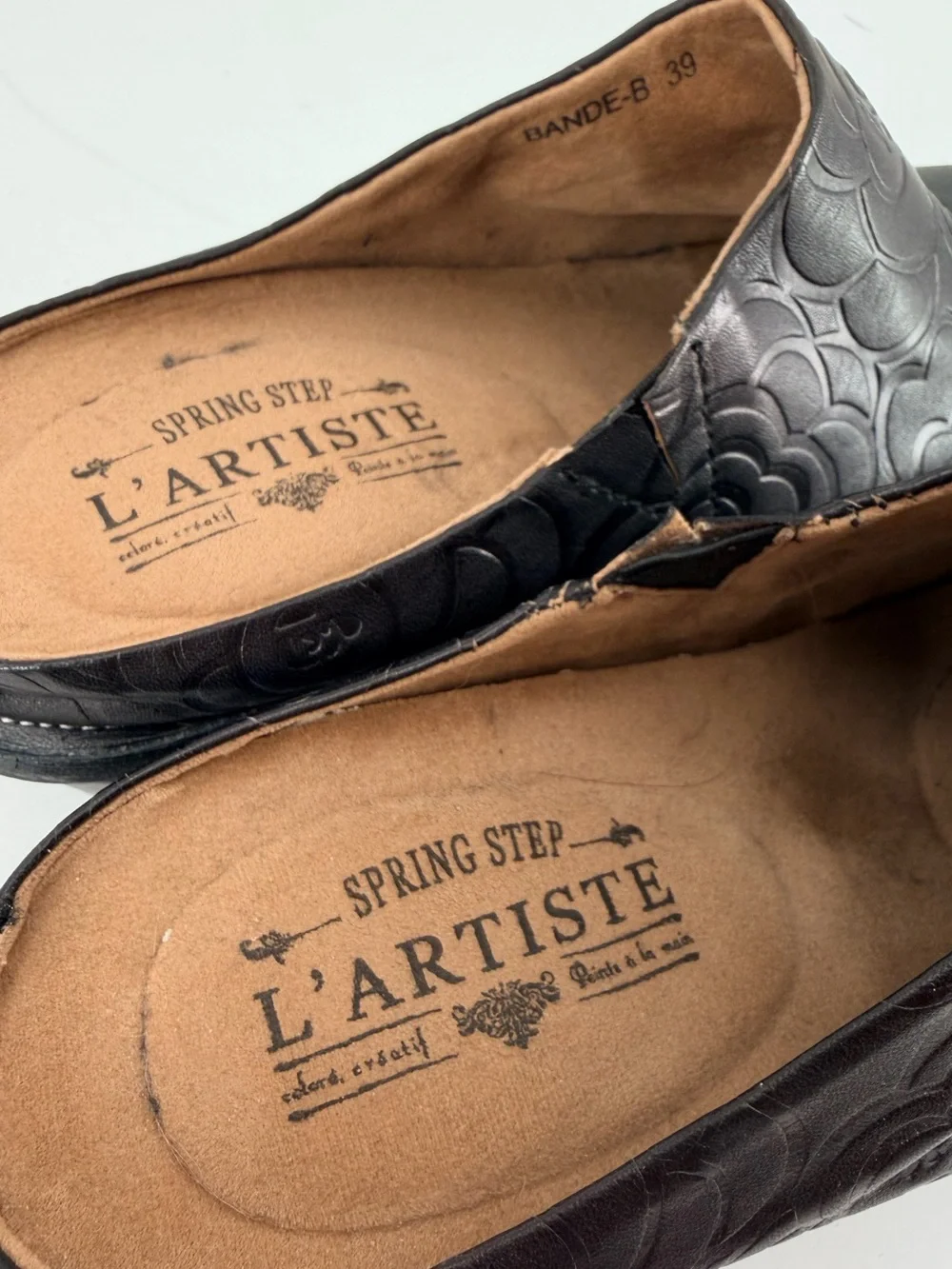 L'artiste | Shoes | Lartiste Spring Step Bande Clogs Mules Women 39 ...